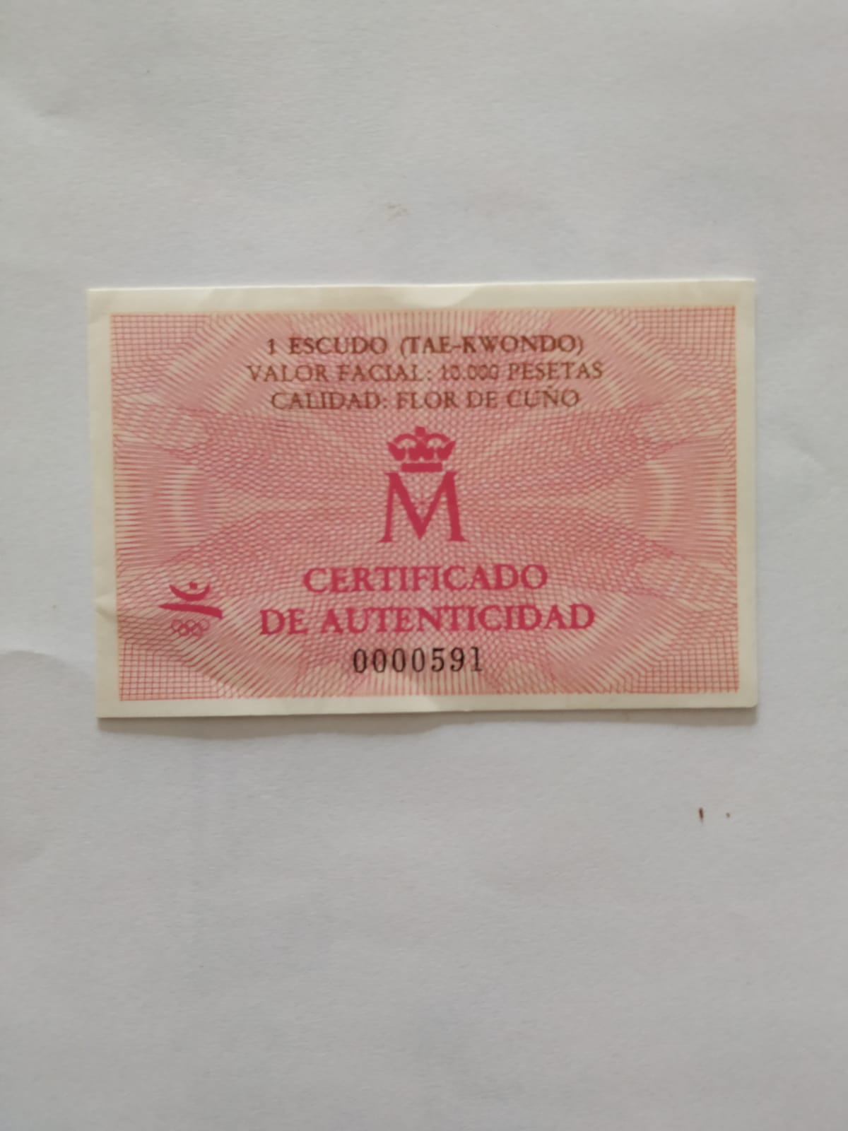 Certificado F30
