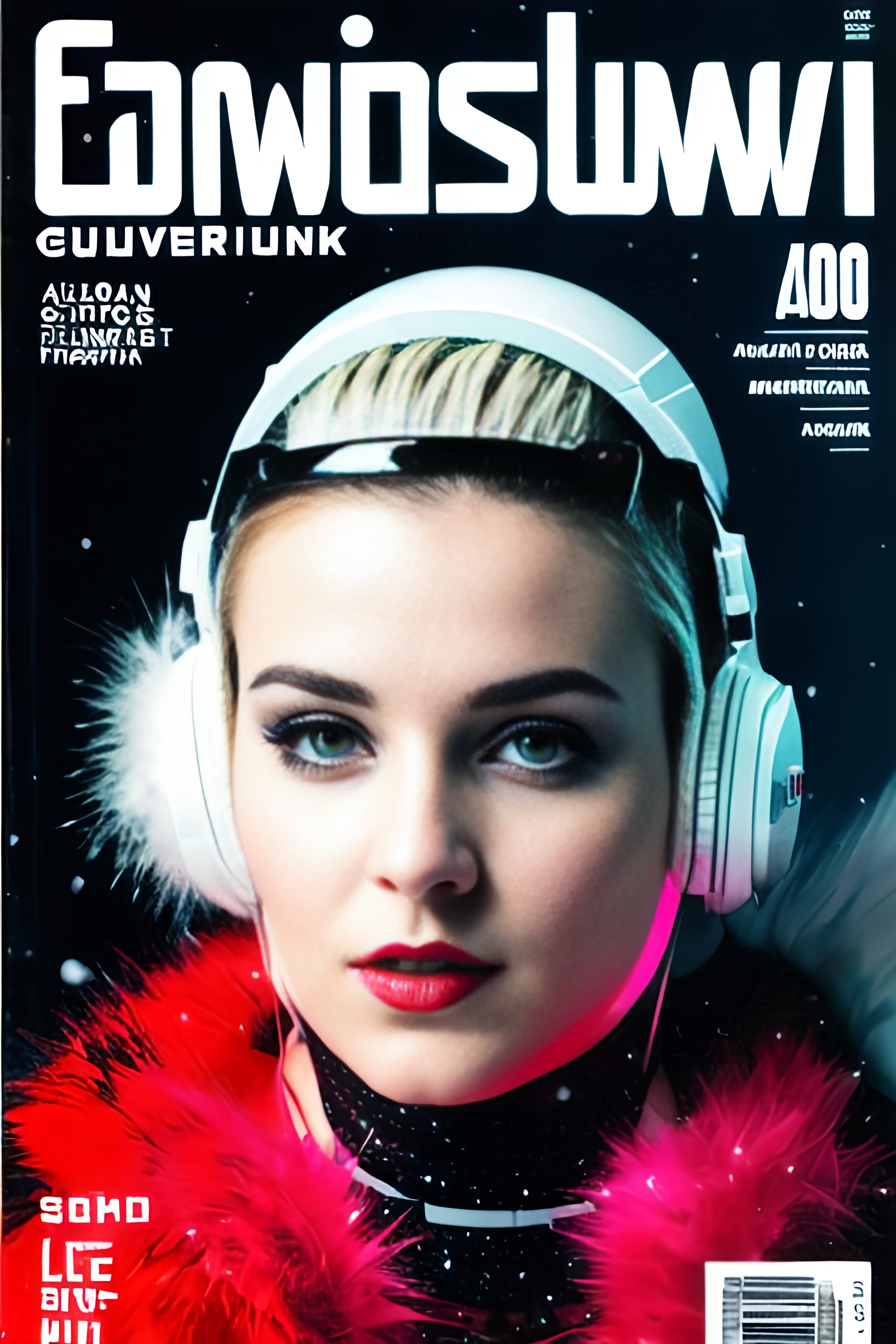 audio icelandic cyber punk futuristic magazine woman snow hifi Spu3y Kl ...