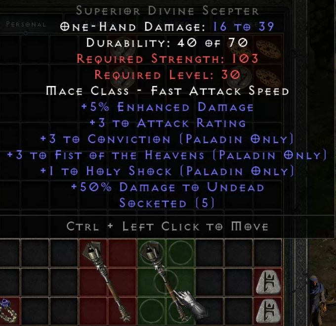 ## Godly 3/3/1 5o/s Foh/conviction Scepter ## - Topic - d2jsp