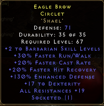 Baba Circlet O Yes - Topic - d2jsp