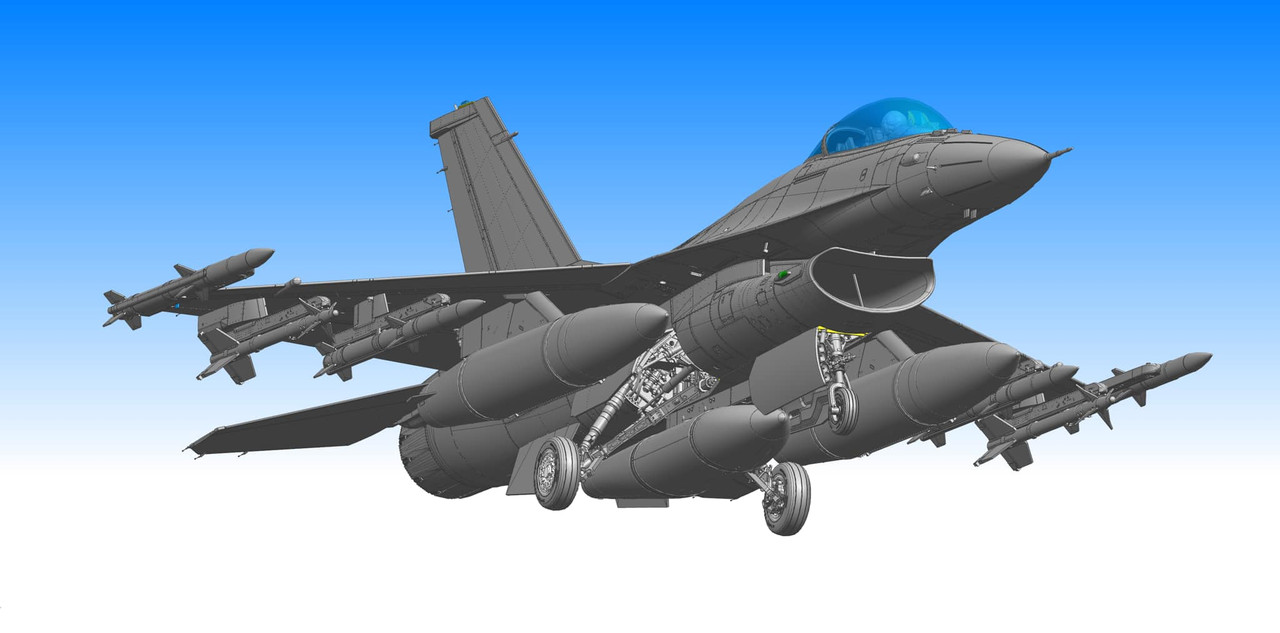 1/48 - General Dynamics F-16A/B block 20 Fighting Falcon by Minibase ...