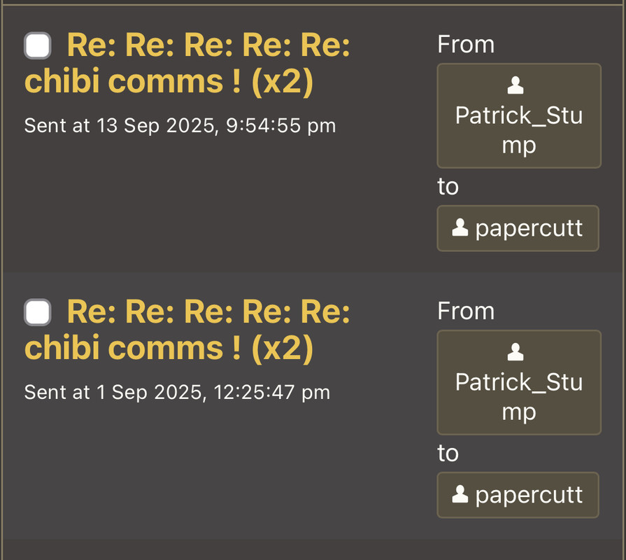 Anyone heard anything from this artist? on Toyhouse