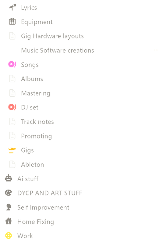 I can no longer see the "nested task" / folder arrow in the sidebar, how do I bring it back? : r ...