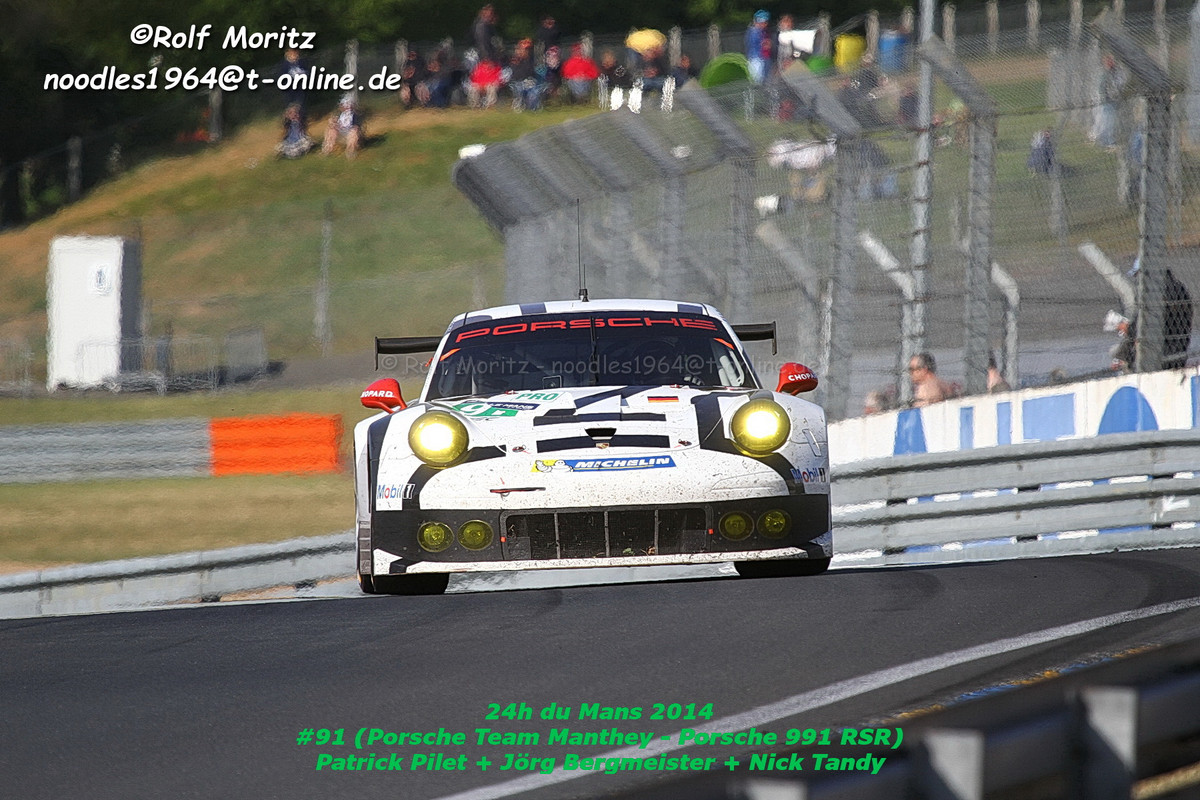 2014 LM 91 Patrick Pilet Jörg Bergmeister Nick Tandy 12 — Postimages