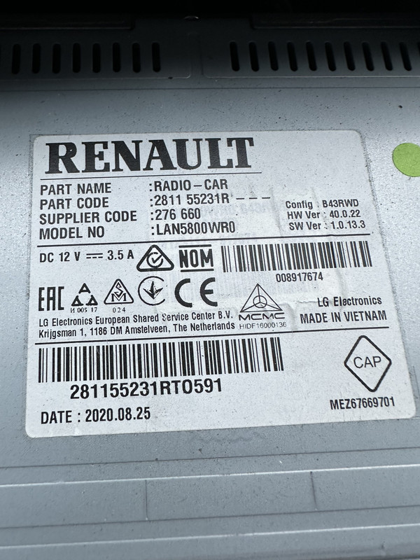 Code autoradio Fiat talento - Mécanique / Électronique - Forum Auto