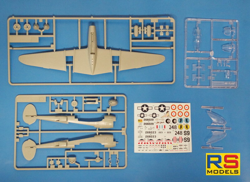 1/72 - Lockheed P-38 Lightning family by RS Models - P-38D/G/H/J, F-4(A ...