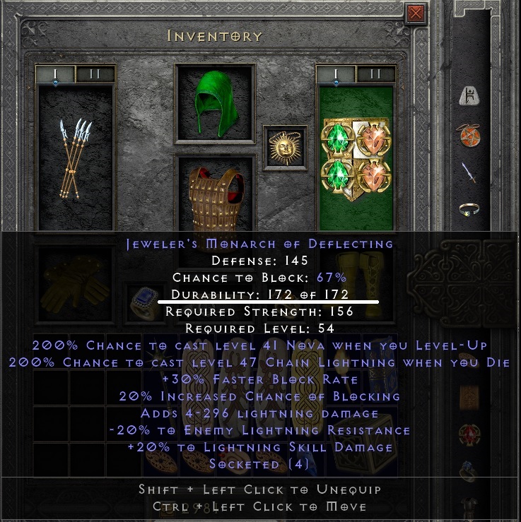 Jeweler's Monarch (double Durability) - Topic - d2jsp