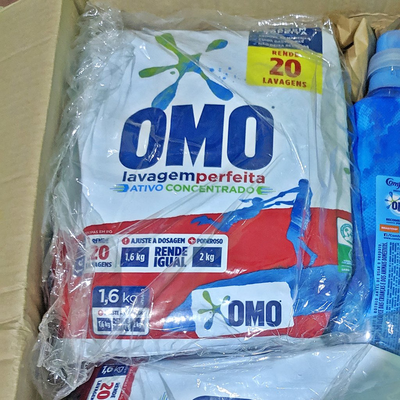 OMO Sabão Em Pó Omo Lavagem Perfeita 1.6Kg Bag - Aqui Tem Pechincha