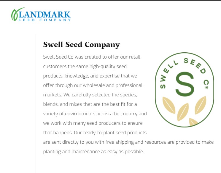 Bluebank, Blue Tag, Landmark Seed Co and Swell Seed co. | Lawn Care Forum