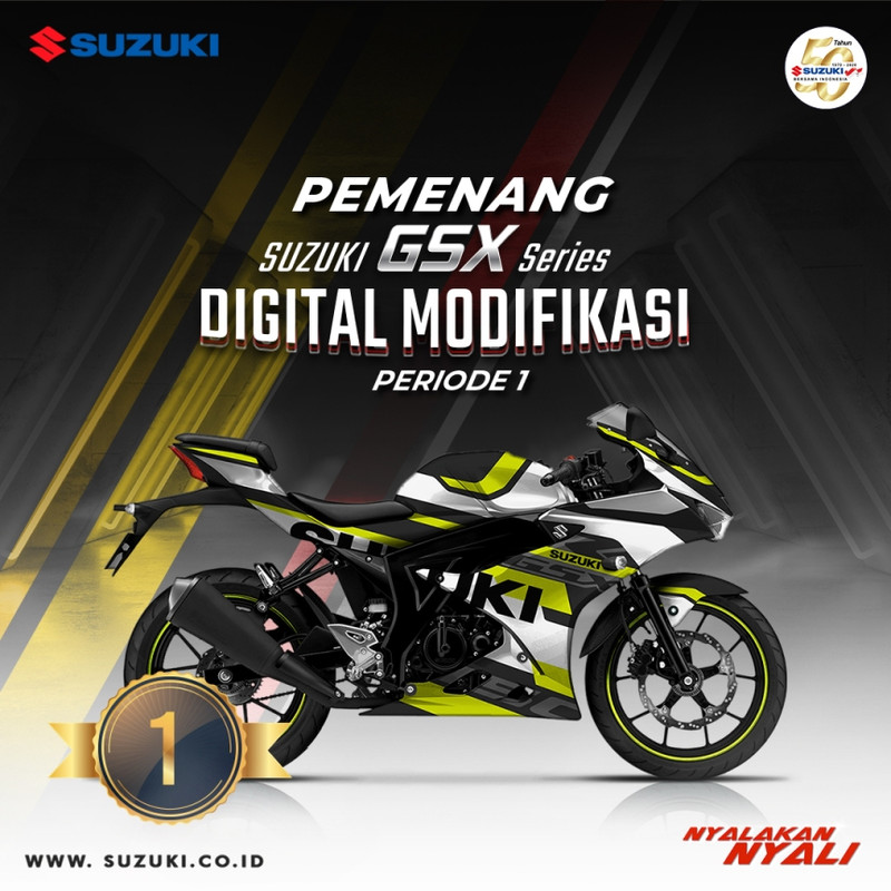 Ini Pemenang Suzuki GSX Series Digital Modifikasi