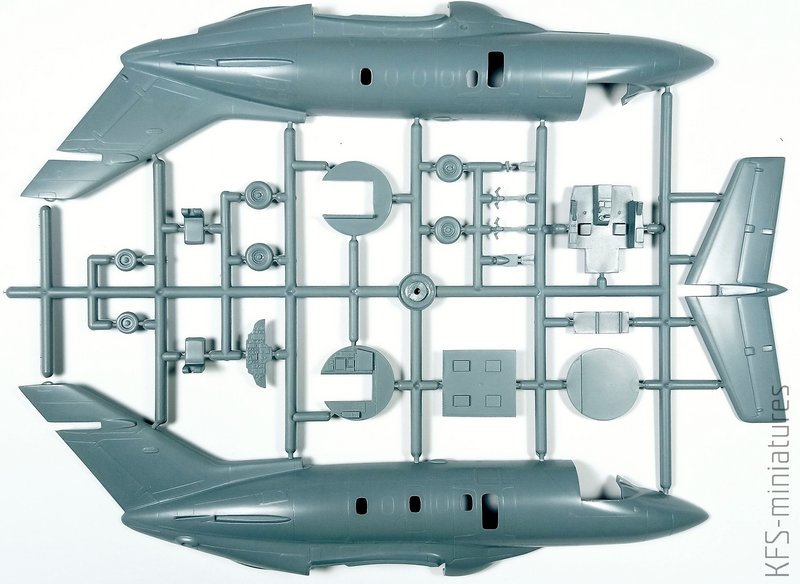 1/72 - C-29A / BAe 125-800 by Sword Models - box art + sprue - The ...