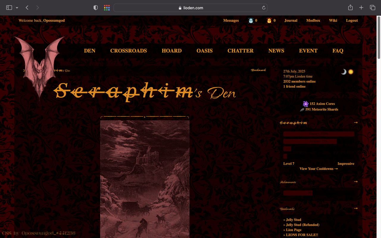 ️Opossumgod's CSS Sales ️ :|: Lioden