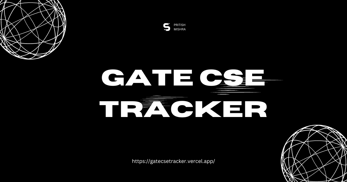 GATE CSE Tracker