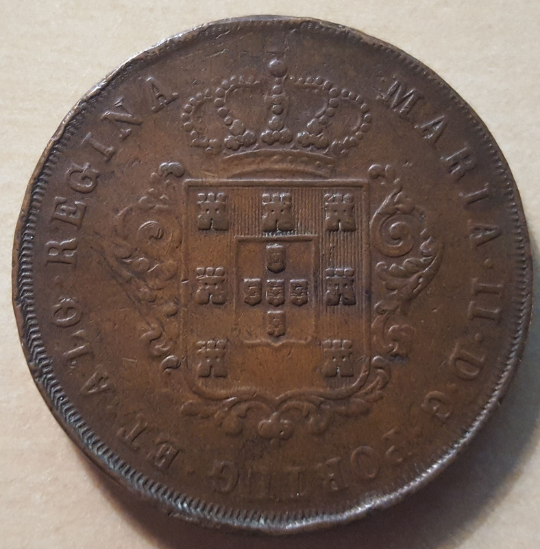 20 reis 1842 Madeira