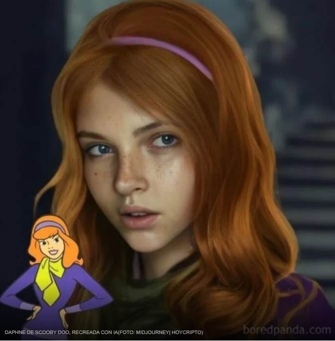 Scobby Doo: así se vería Daphne en la vida real, según la inteligencia ...