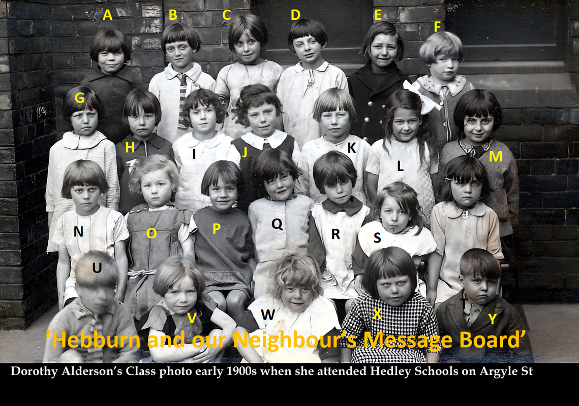NAMES Hedley School pupils early 1900s — Postimages