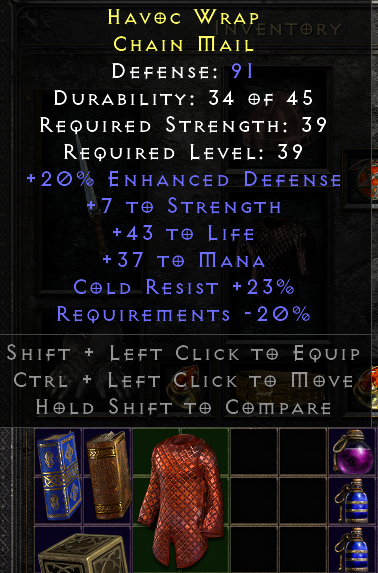 Life Mana Str Rare Armor (charsi?) - Topic - d2jsp