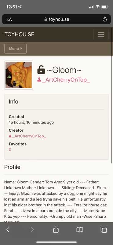 Beware: ArtCherryOnTop; thief & ToS violations on Toyhouse