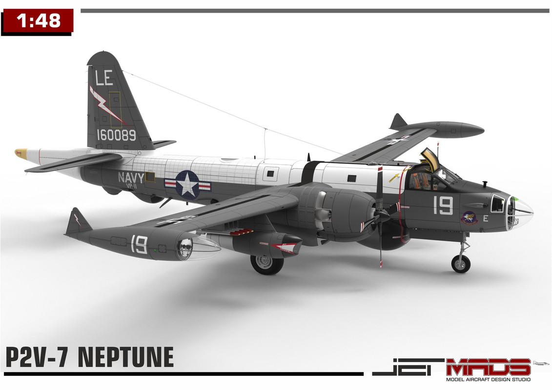 1/48 - Lockheed P2V-7 Neptune resin kit by Jetmads - released - sold ...