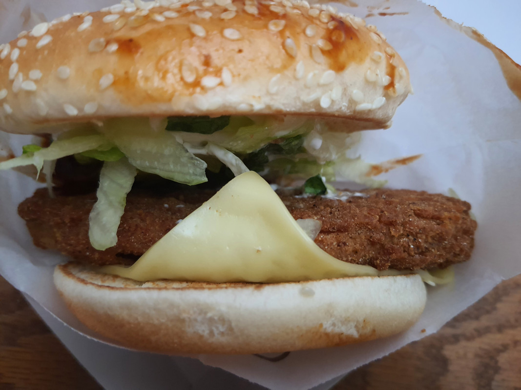 KfC zero chicken burger set for rm12 only