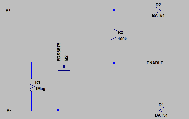 Switch circuit for detecting negative rail - Page 1
