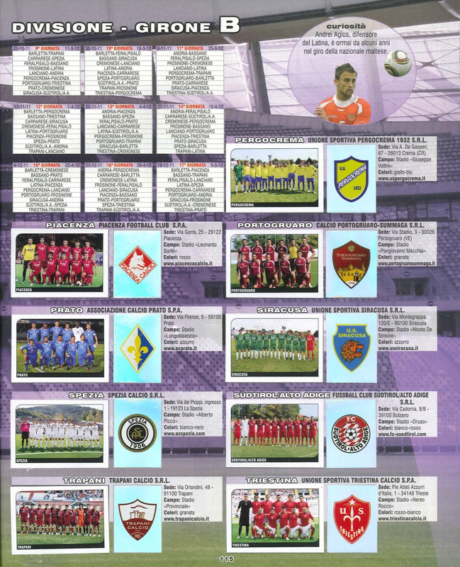 Album Calciatori 2011 2012 Panini 121 — Postimages