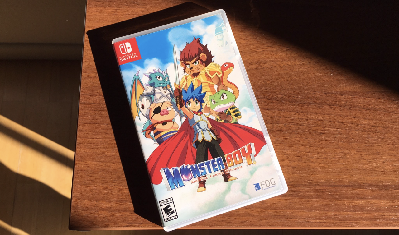 Get A Look At The Physical Copy For MONSTER BOY AND THE CURSED KINGDOM ...