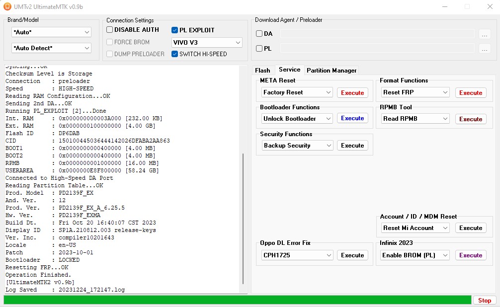 GSM-Forum - VIVO Y21 PD2139F October Patch FRP Reset Done 1Click UMT ...