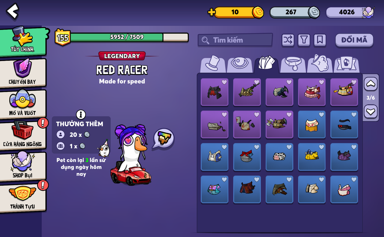 Chi tiết tài khoản #112 - SHOPGAGGLE.TOP - Shop Game Goose Goose Duck