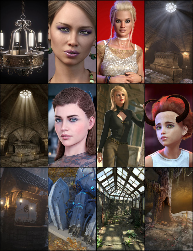 Platinum Club Anniversary 2021 Bundle 1 2025 - Free Daz 3D Models