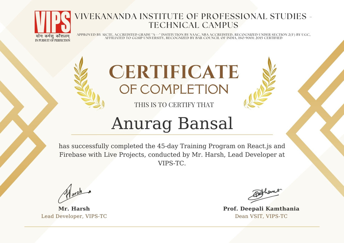 Anurag Bansal - Full Stack Developer | LinkedIn