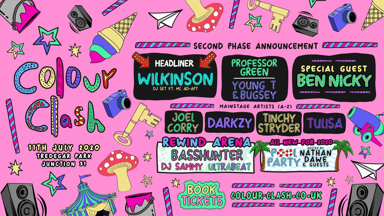 Colour Clash festival 2020 | Line Up & News | Skiddle