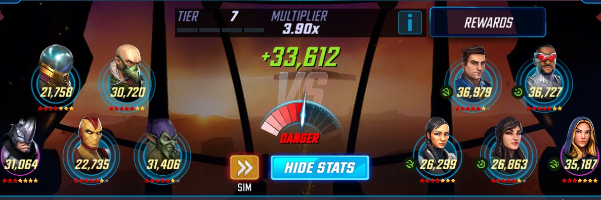 Danger meter may not be quite accurate : r/MarvelStrikeForce