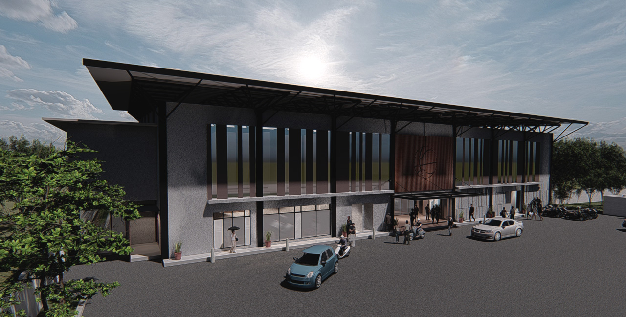 Arsitektur GOR Basket - Tangerang - HBFM PROJECT