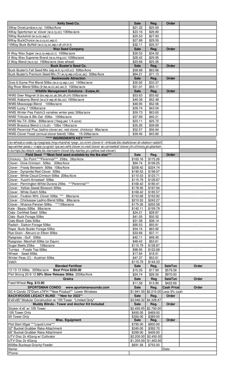 PFC 2023 Early Order — Postimages