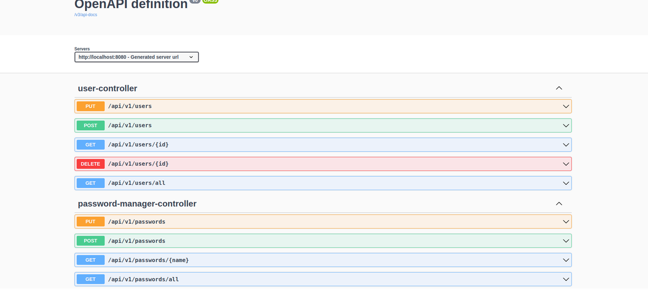 Github Vaskocuturilo Passwordmanager The Project Password Manager