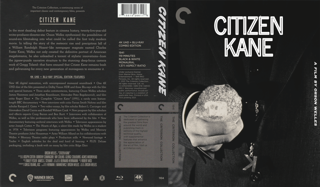 Custom covers for Citizen Kane : r/criterion