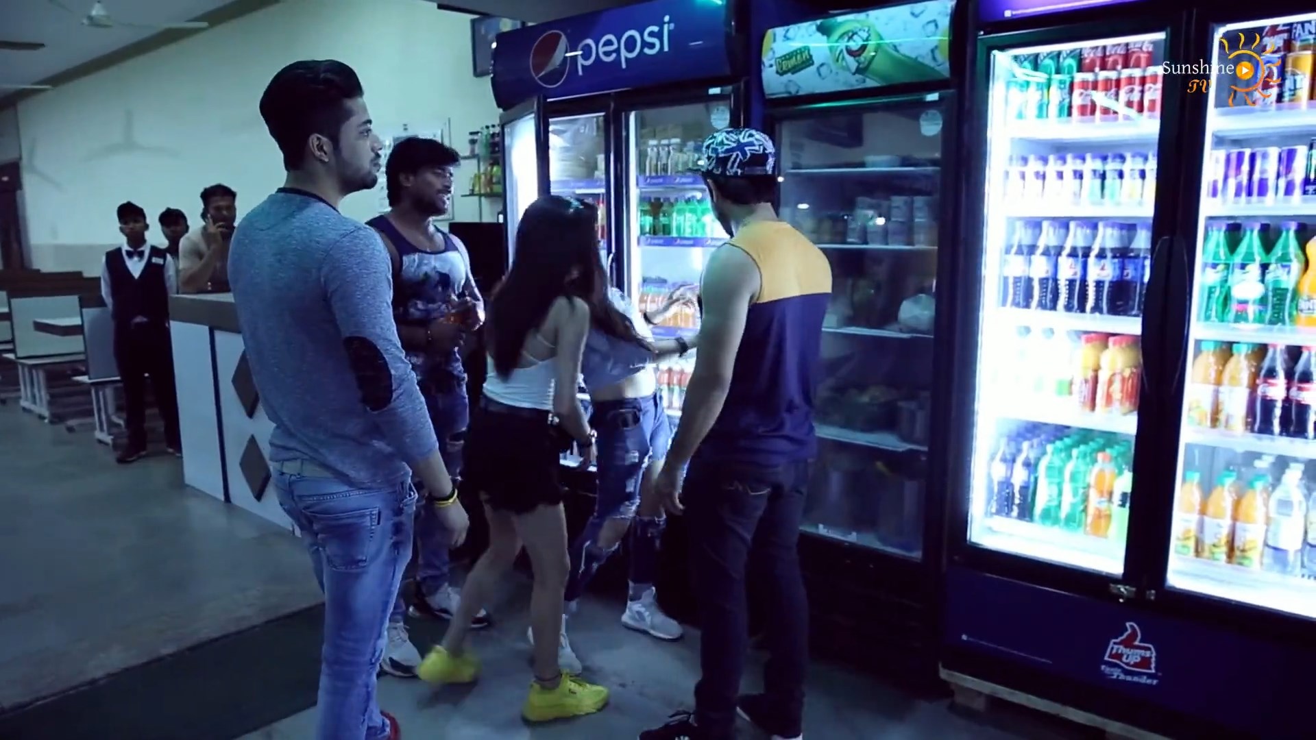 Sexy girls big open navel in tshirts from picnic short film mkv ...