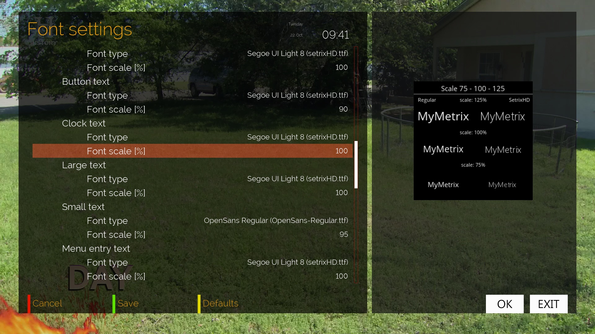 clock font scale — Postimages