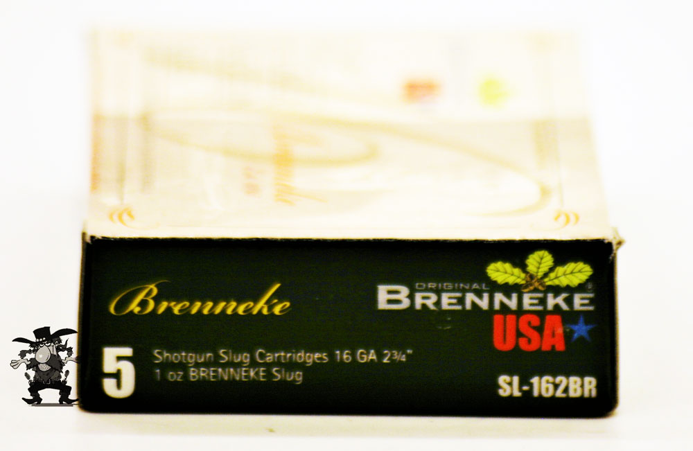 BRENNEKE 16 GA / 2½" Original 1oz 417g Slug Smooth & Rifled Bore Slugs ...