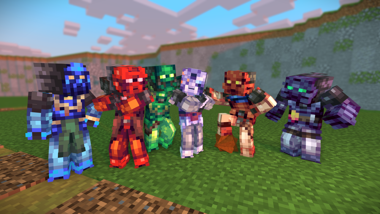 BIONICLE G1 Stylized Skins - Toa Mata Minecraft Collection