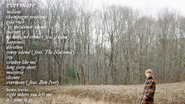 Taylor Swift estrenó su nuevo álbum ‘Evermore’