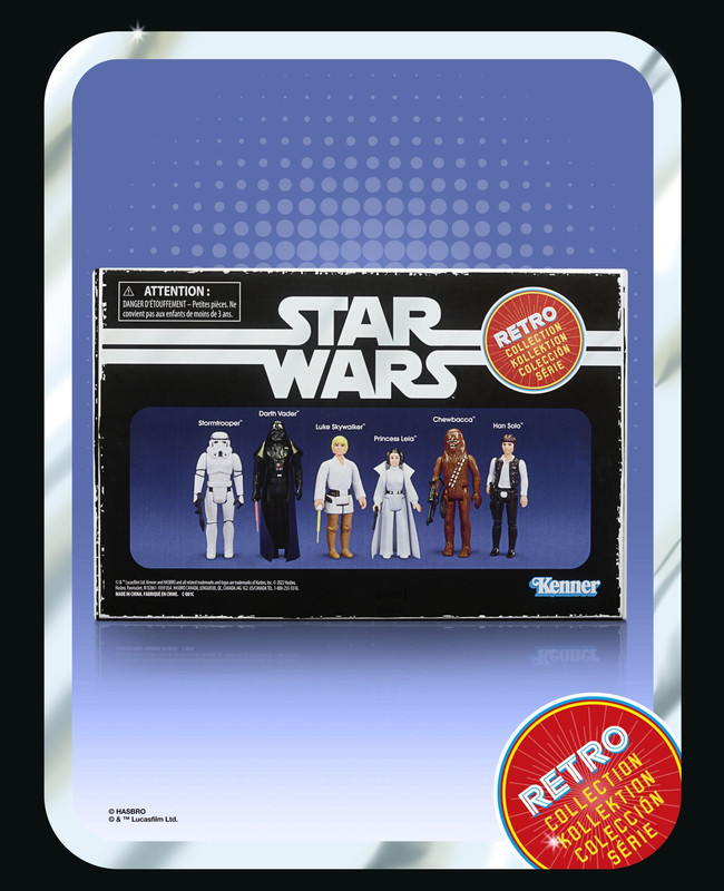 STAR WARS RETRO COLLECTION STAR WARS A NEW HOPE COLLECTIBLE MULTIPACK ...