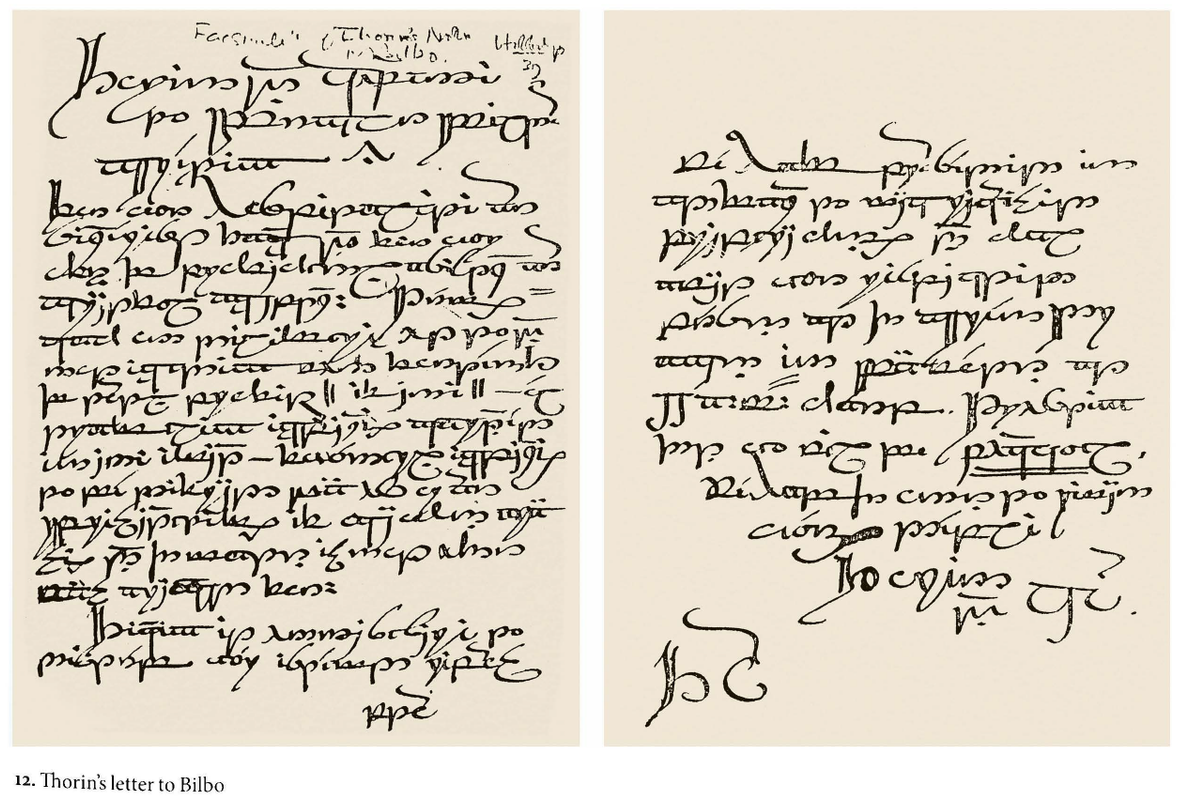 Looking for the text for Bilbo’s Deed of Contract... : r/tolkienfans