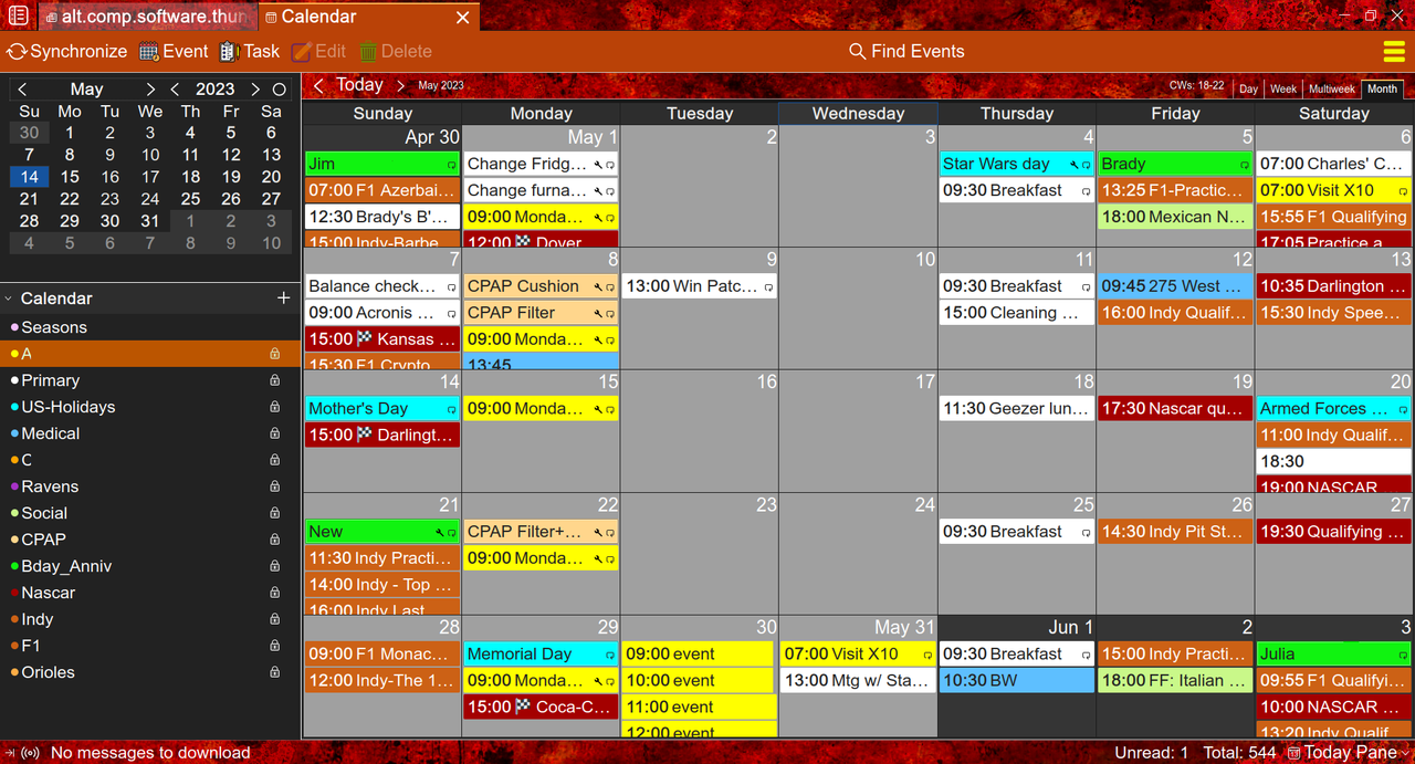 Lightning Calendar — Postimages