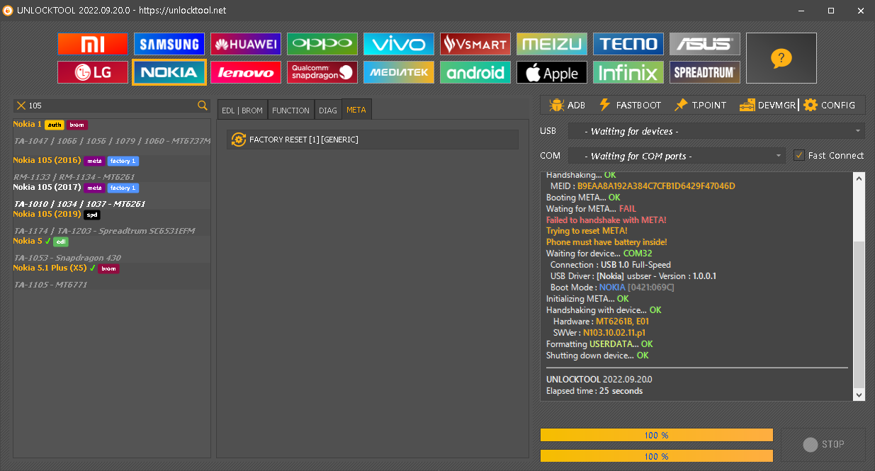 Nokia 105 TA-1010 Security CODE Remove By Unlocktool - GSM-Forum