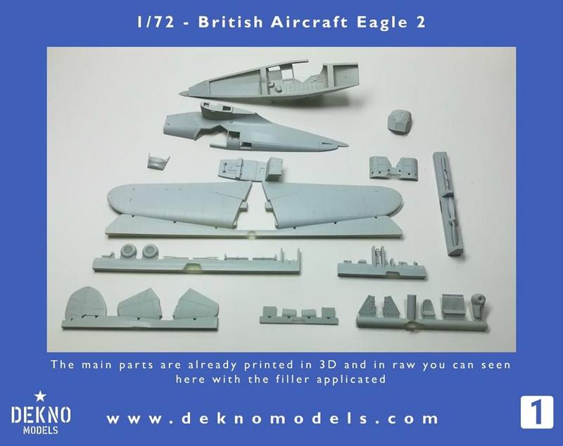 1/48 & 1/72 - British Aircraft/Klemm Eagle 2 & BK.1 3D printed kits ...