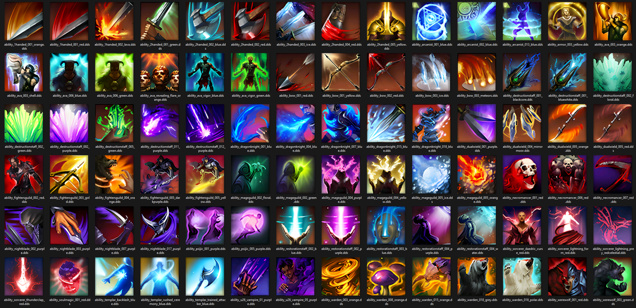 Skill Styles Icon Pack : Plug-Ins & Patches : Elder Scrolls Online AddOns