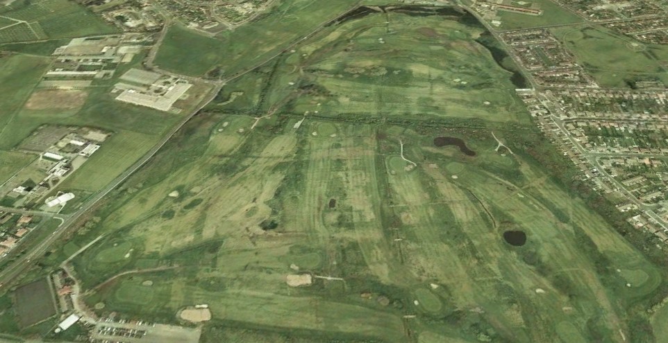 Bootle Golf Course From The Air pre 1950s - Bootle Times News