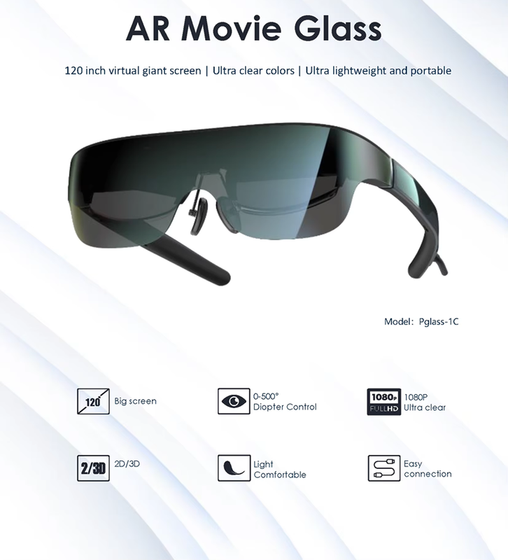FHD Birdbath BB AR Glasses PGLASS-1C Module FOV41 from Display ...